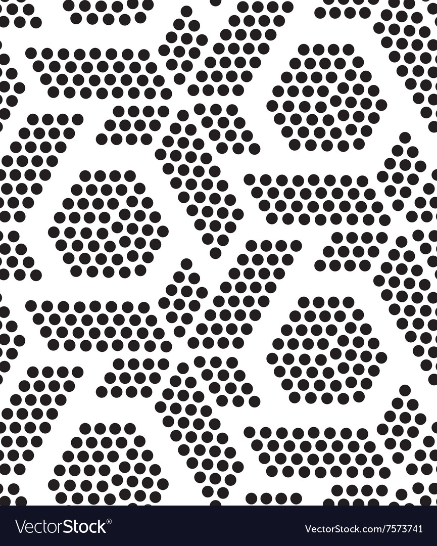 Geometric seamless pattern modern circle texture Vector Image