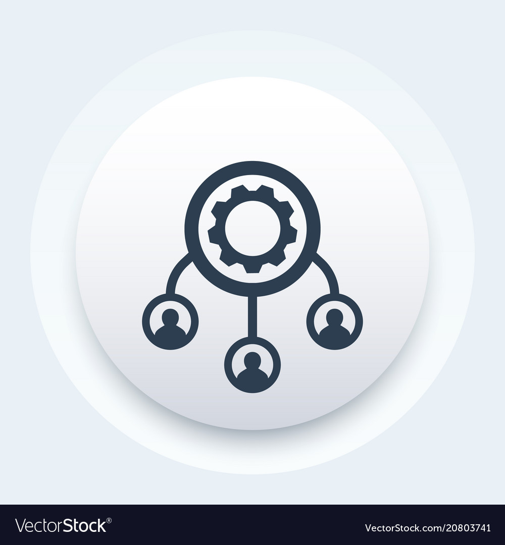 Outsource icon Royalty Free Vector Image - VectorStock