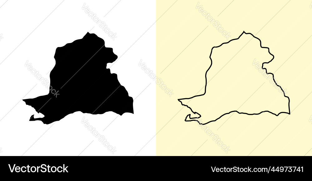 Peravia map dominican republic americas filled Vector Image