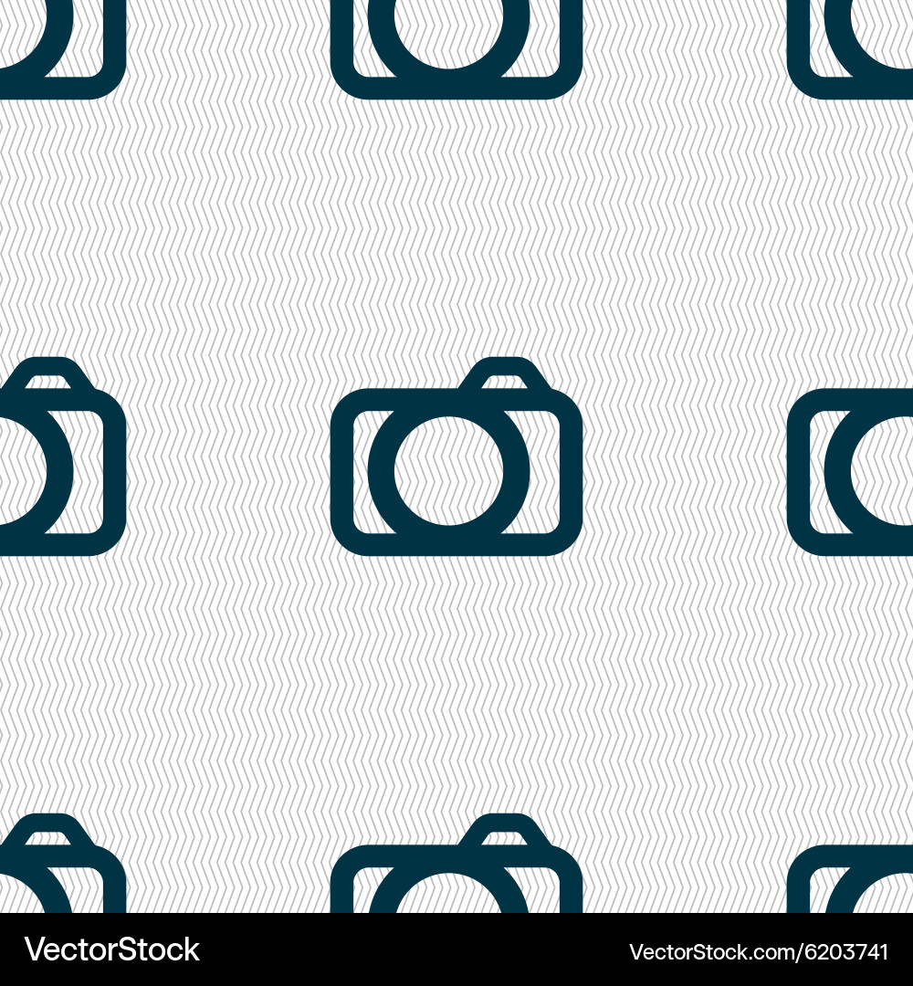 Photo camera sign icon digital symbol Royalty Free Vector