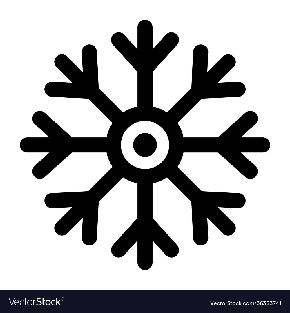 Snowflake Royalty Free Vector Image - VectorStock