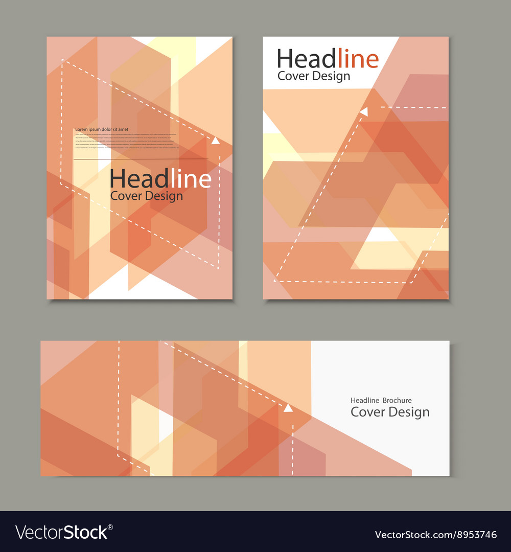 Abstract polygon design template Royalty Free Vector Image