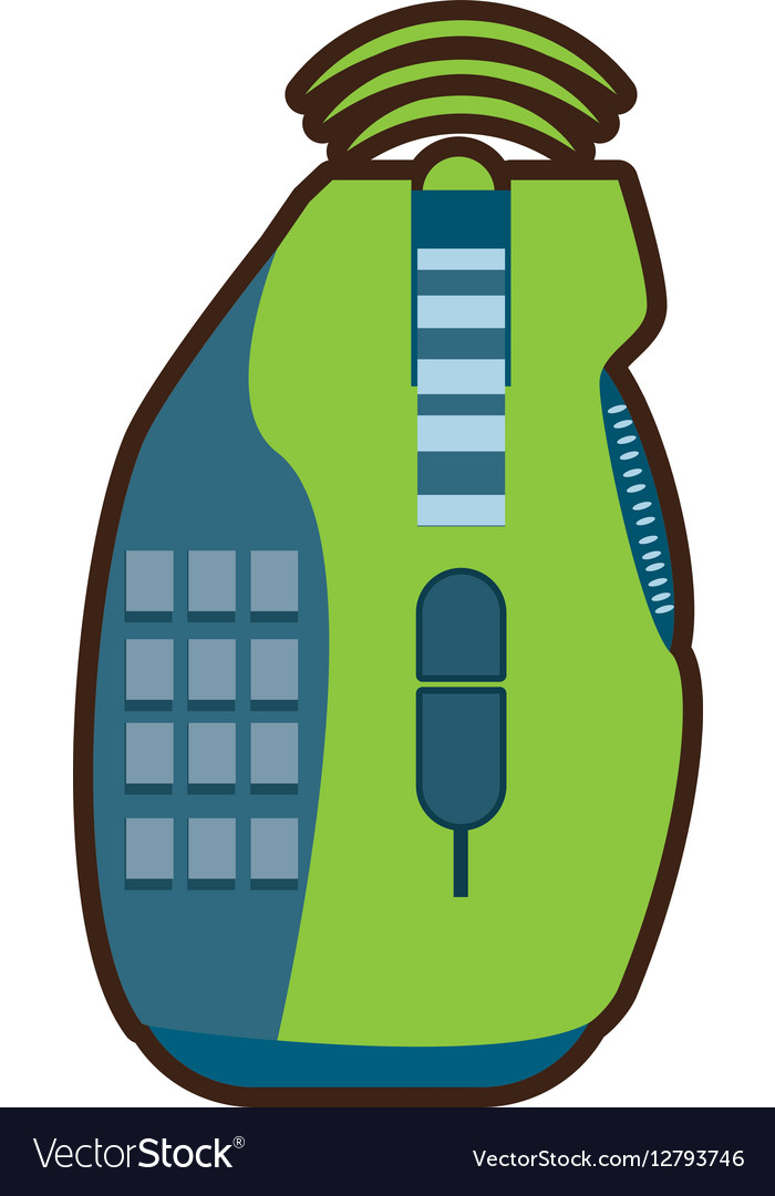 Cartoon device technology object element Vector Image