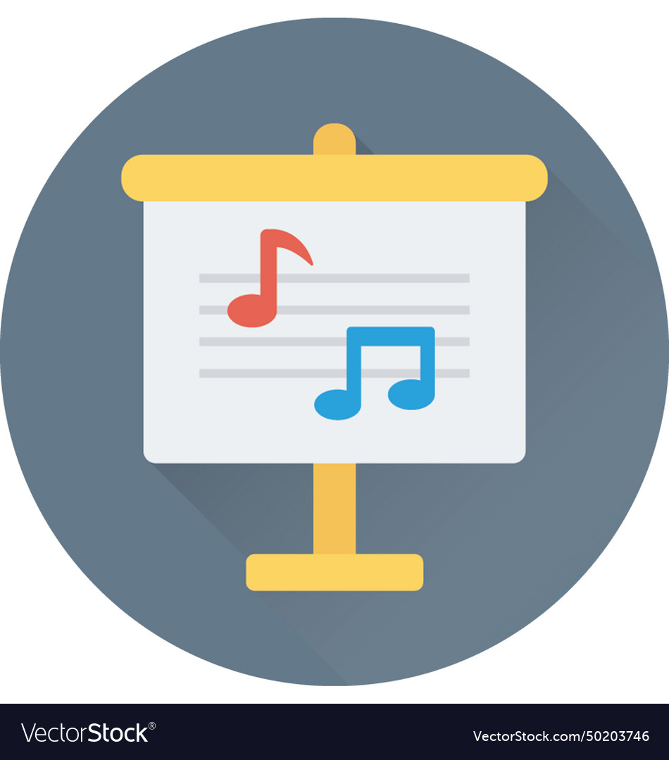 Music board icon Royalty Free Vector Image - VectorStock