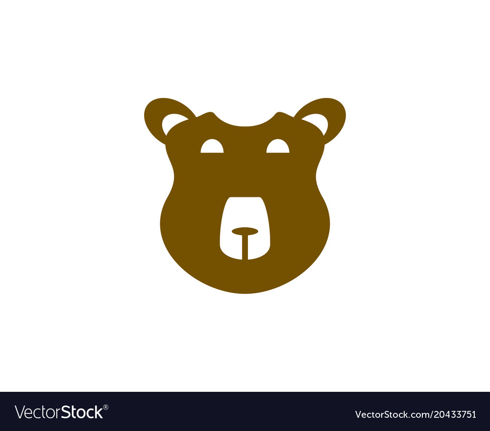 Bear logo Royalty Free Vector Image - VectorStock