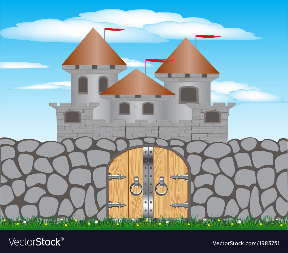 Grey lock Royalty Free Vector Image - VectorStock