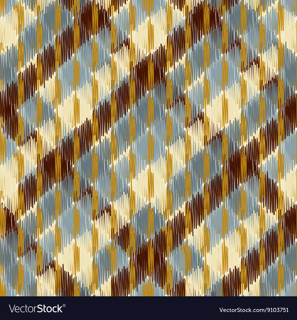 Ikat pattern Royalty Free Vector Image - VectorStock