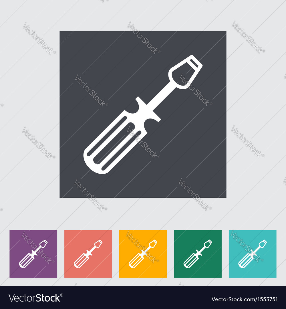 Screwdriver Royalty Free Vector Image - VectorStock