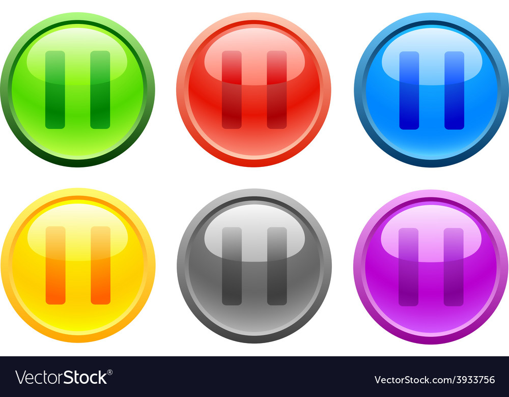 Pause Royalty Free Vector Image - VectorStock