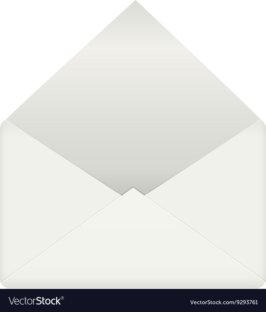 Empty envelope opened Royalty Free Vector Image