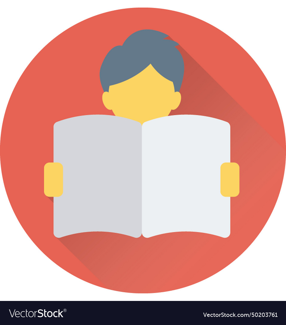 Reader icon Royalty Free Vector Image - VectorStock