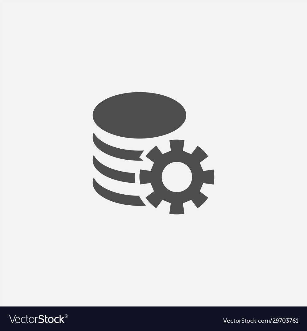 Server settings icon Royalty Free Vector Image