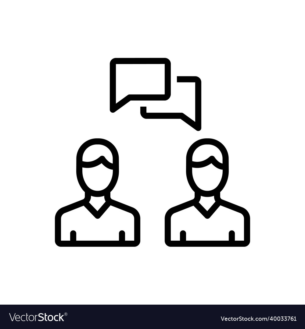 Talk Royalty Free Vector Image - VectorStock