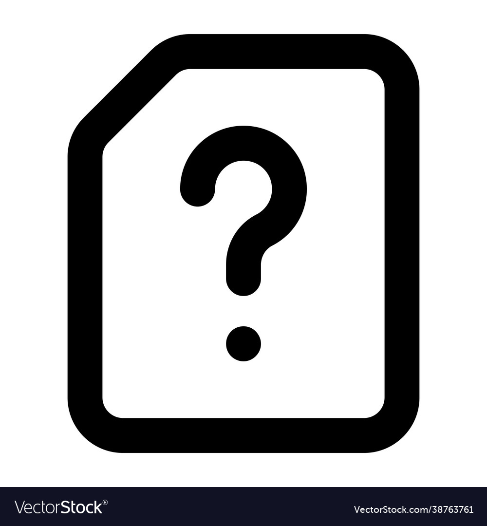 Unknown file Royalty Free Vector Image - VectorStock