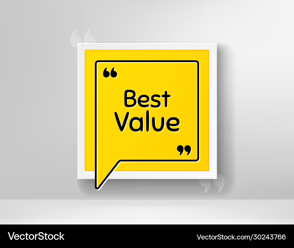 Best value special offer sale sign Royalty Free Vector Image