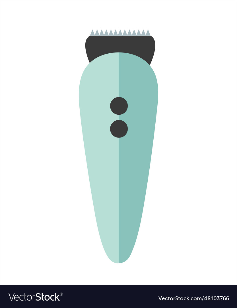 Flat beard trimmer Royalty Free Vector Image - VectorStock