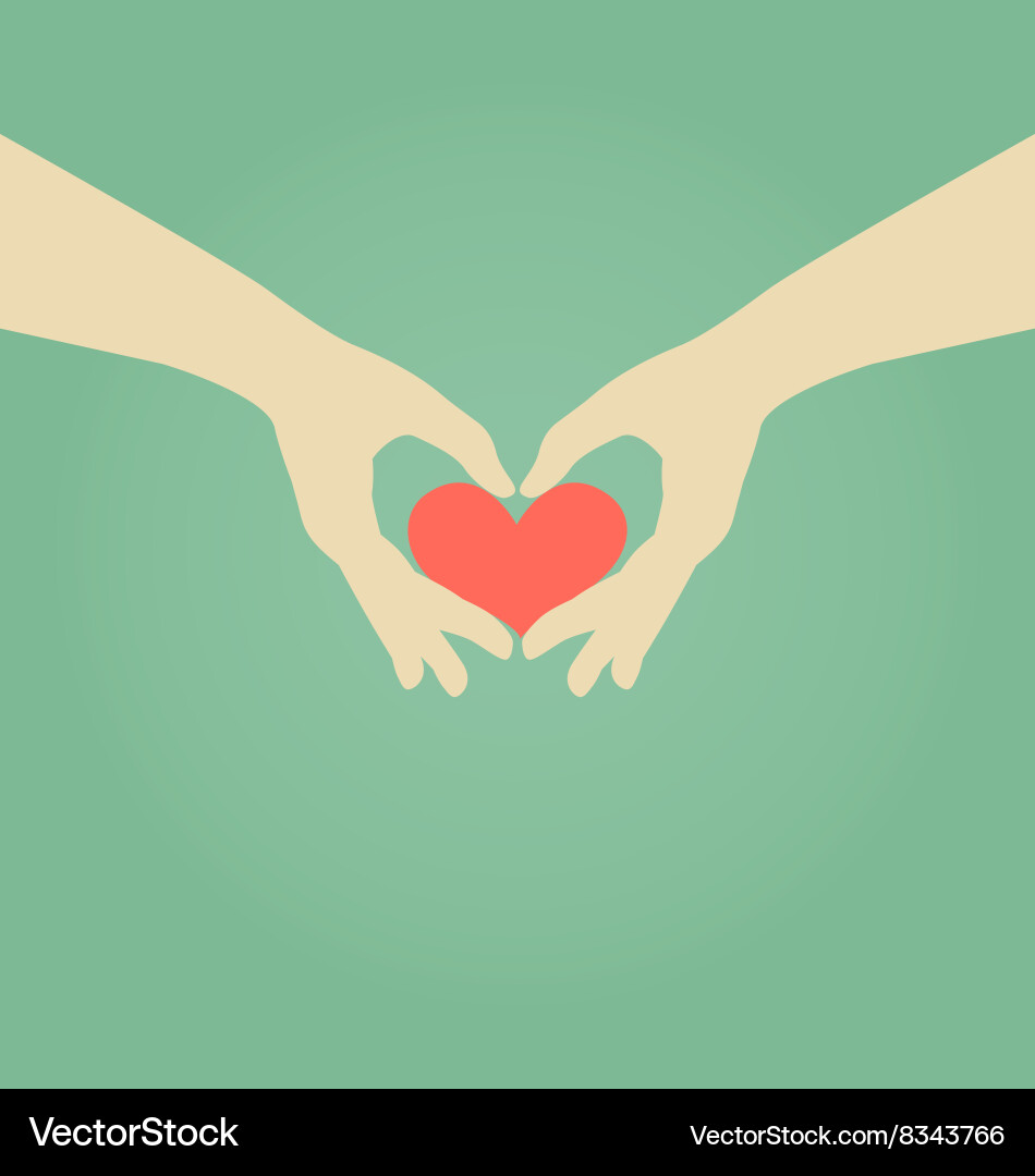 Hand Making Heart Symbol Love Concept Royalty Free Vector