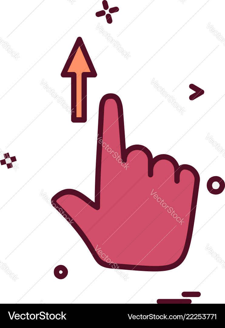 Hands icon design Royalty Free Vector Image - VectorStock
