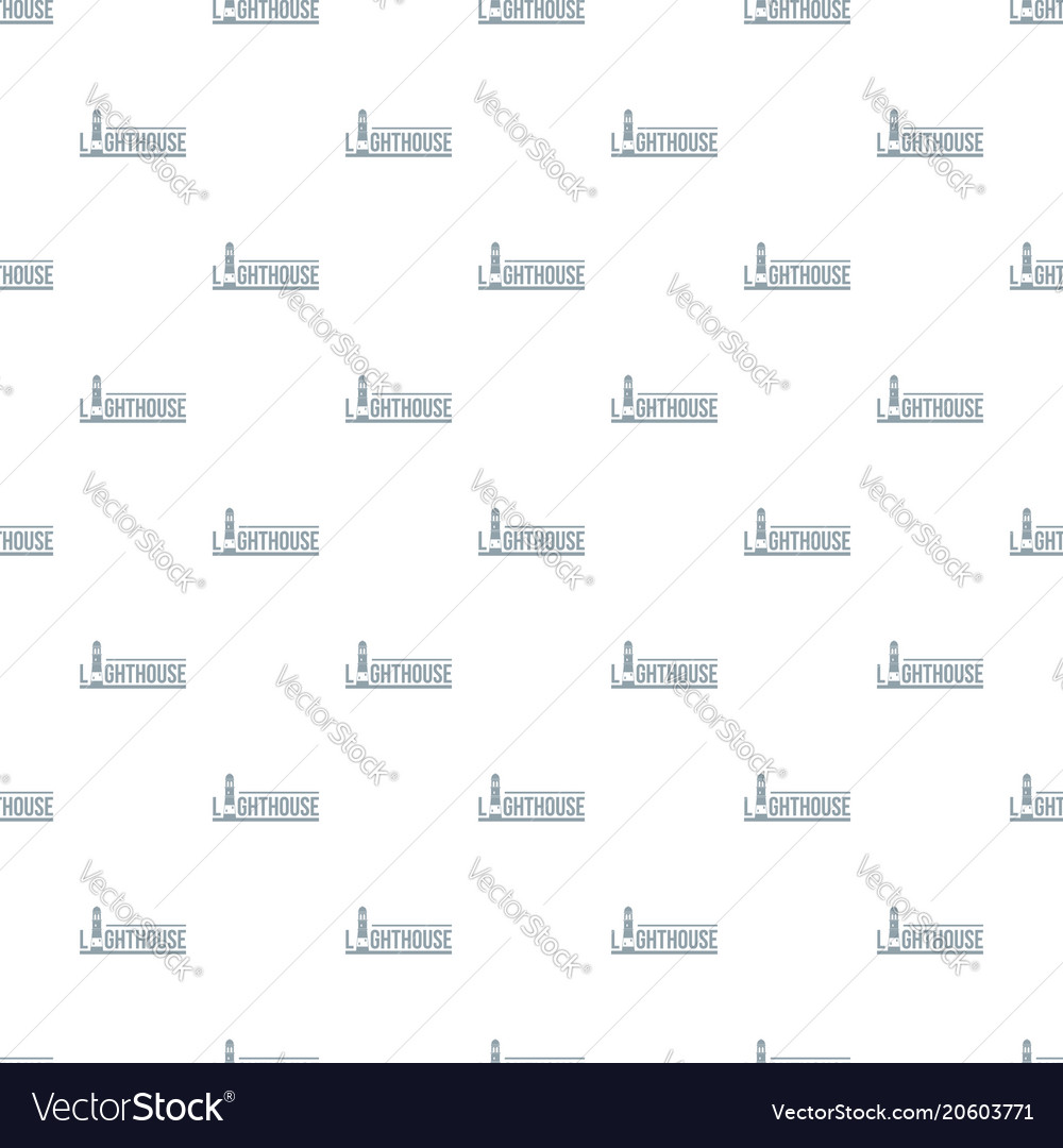 Lighthouse pattern seamless Royalty Free Vector Image