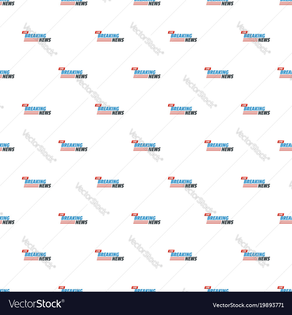 Live report pattern seamless Royalty Free Vector Image