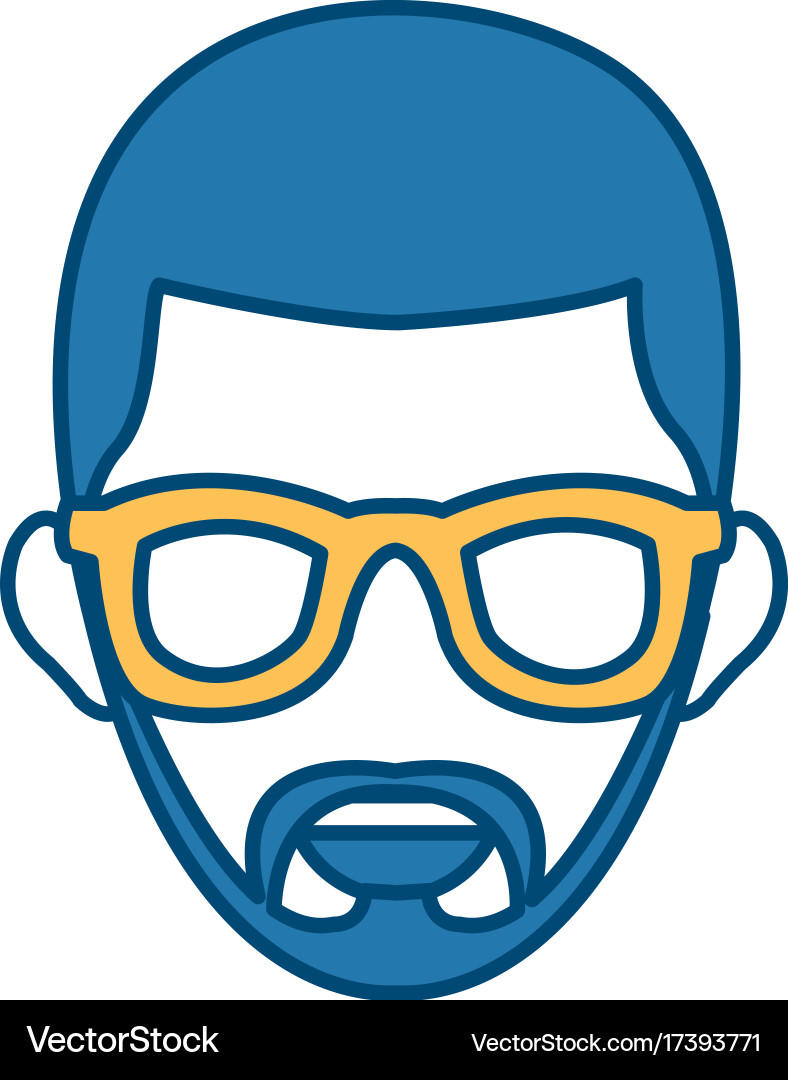 Man smiling cartoon Royalty Free Vector Image - VectorStock