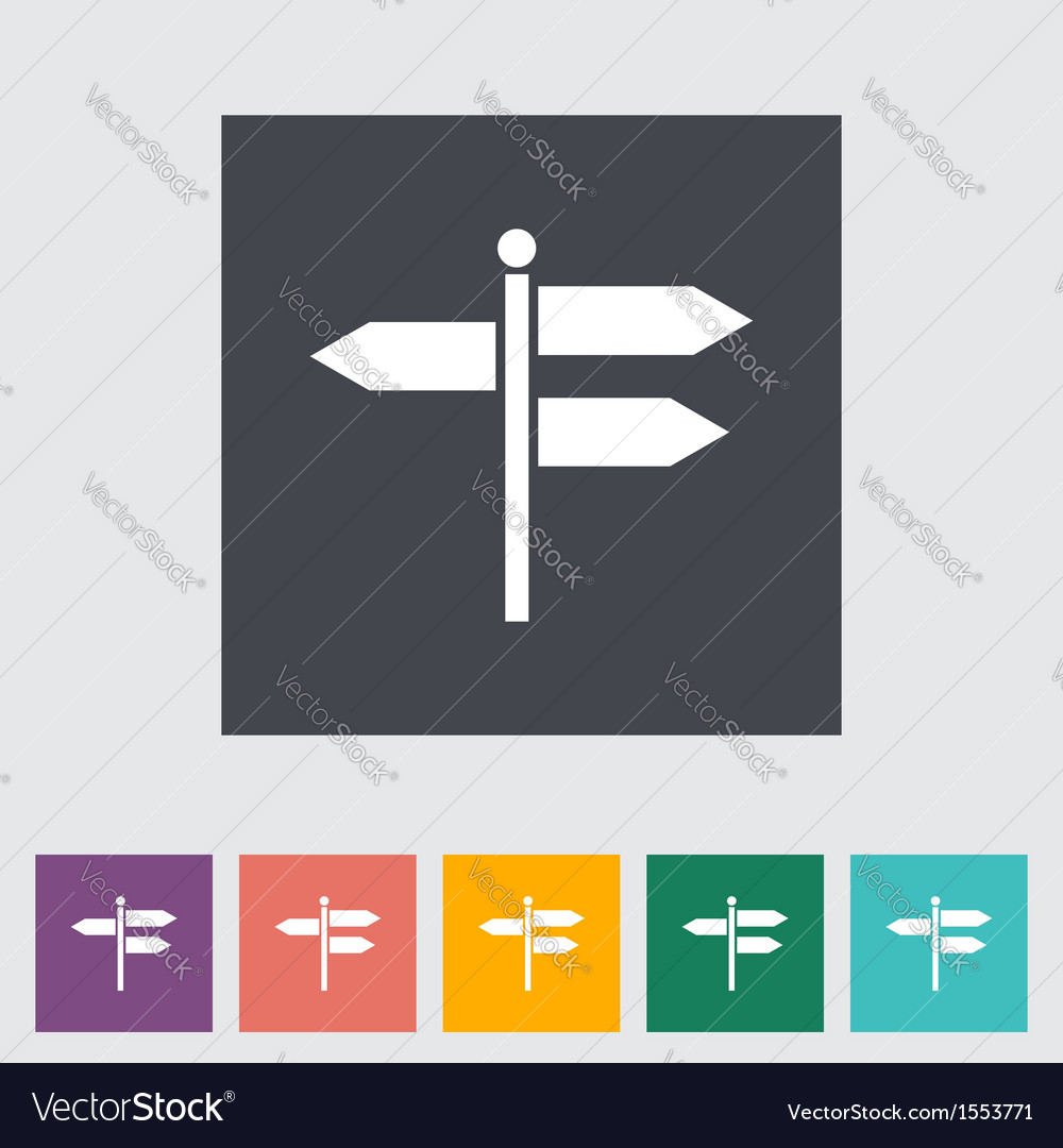 Signpost Royalty Free Vector Image - VectorStock