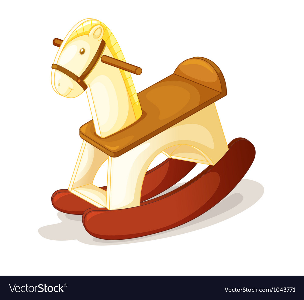 Toy horse Royalty Free Vector Image - VectorStock