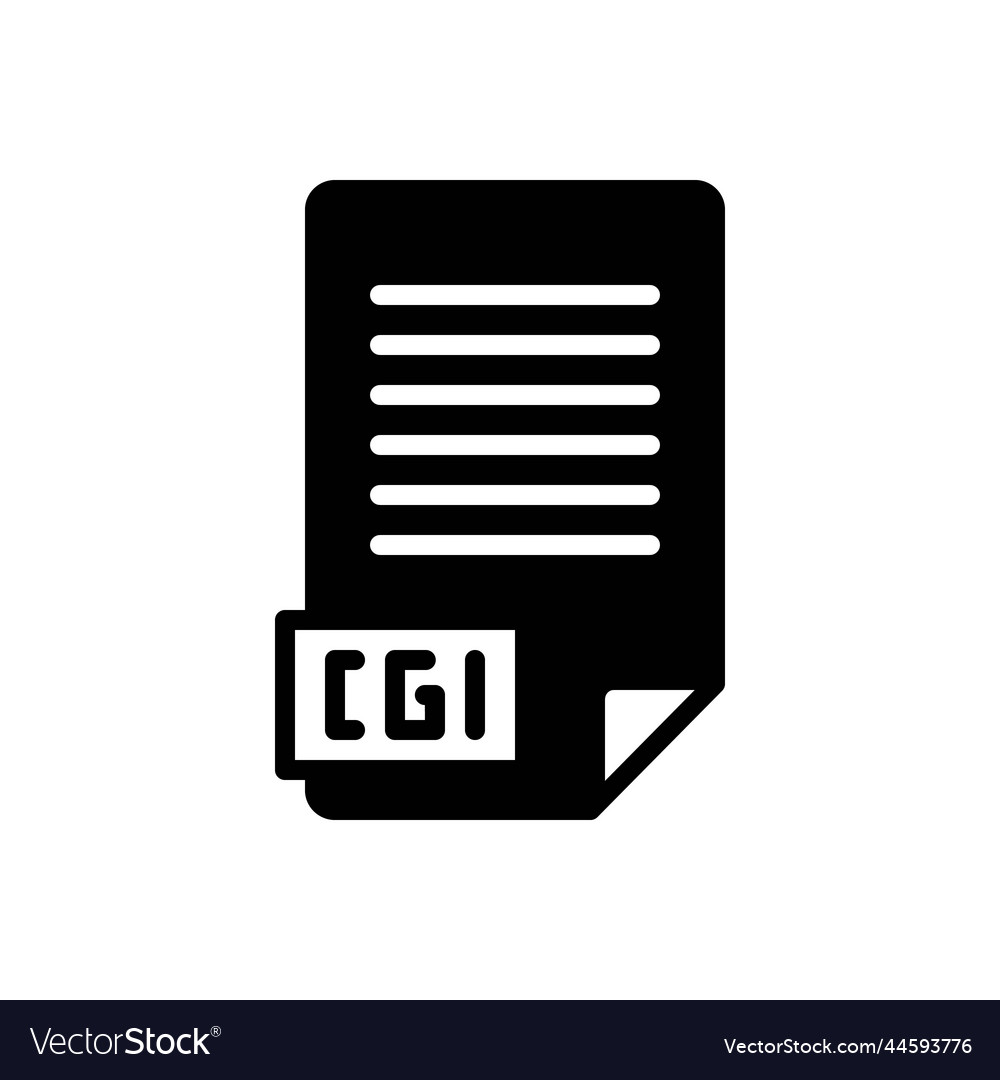 Cgi Royalty Free Vector Image - VectorStock