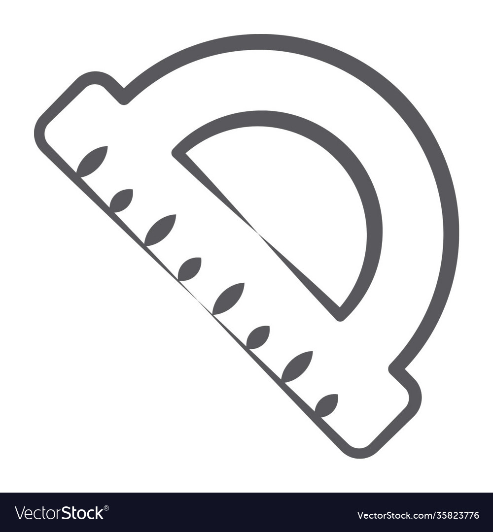 Protractor Royalty Free Vector Image - VectorStock