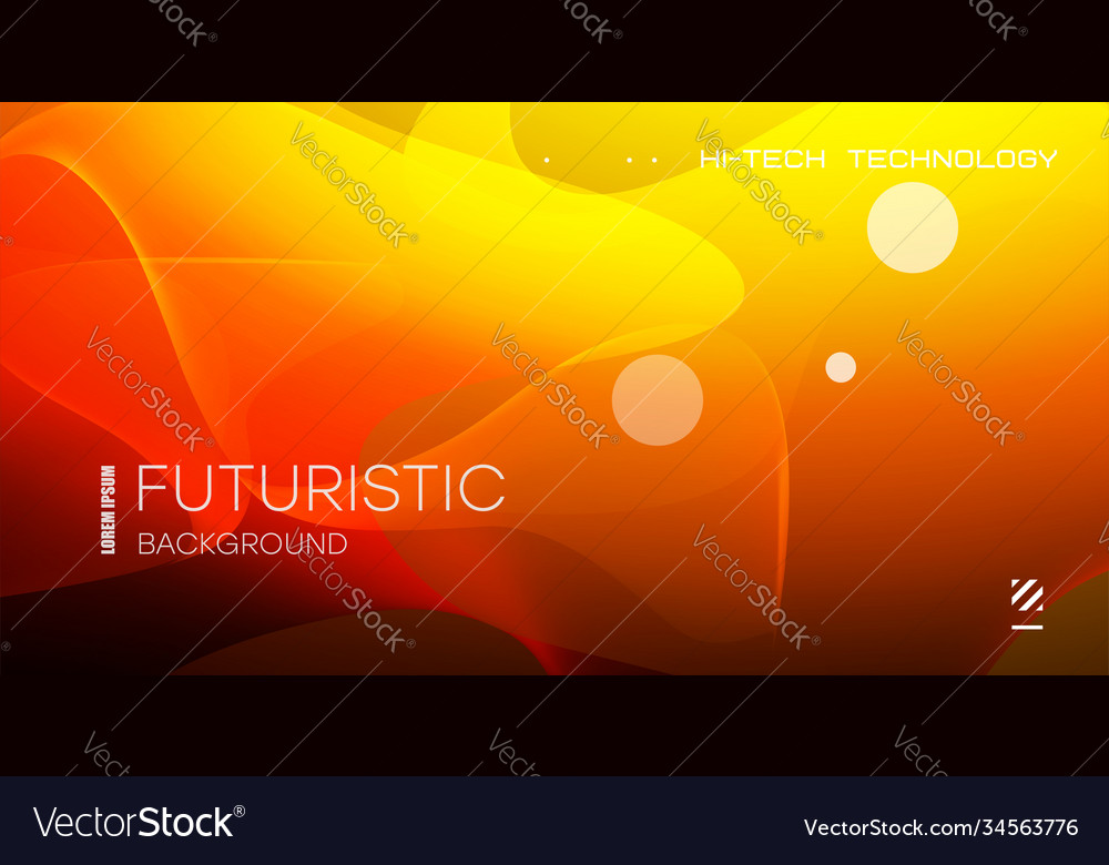 Simple fluid color gradient abstract background Vector Image