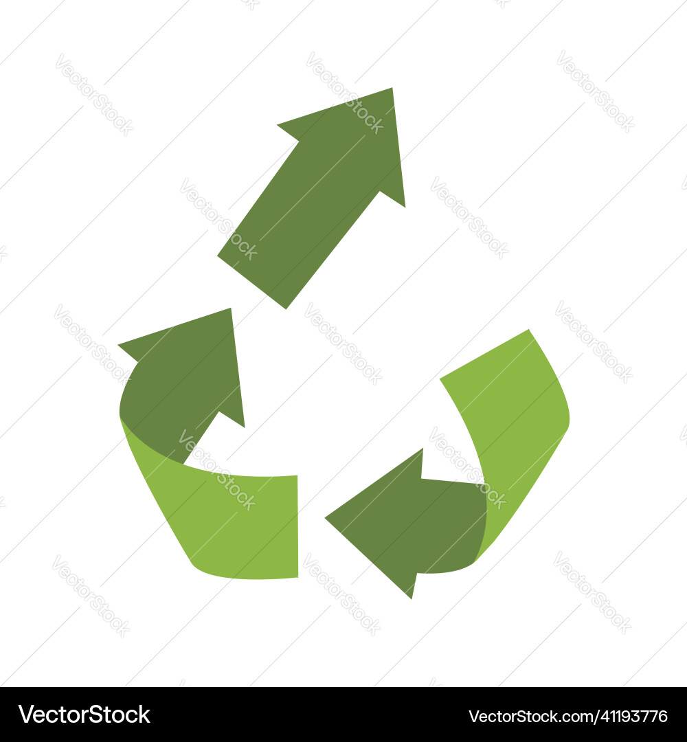 Upcycling sign isolated on white background Vector Image