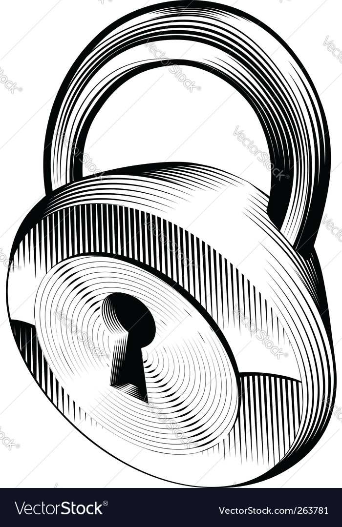 Padlock Royalty Free Vector Image - VectorStock