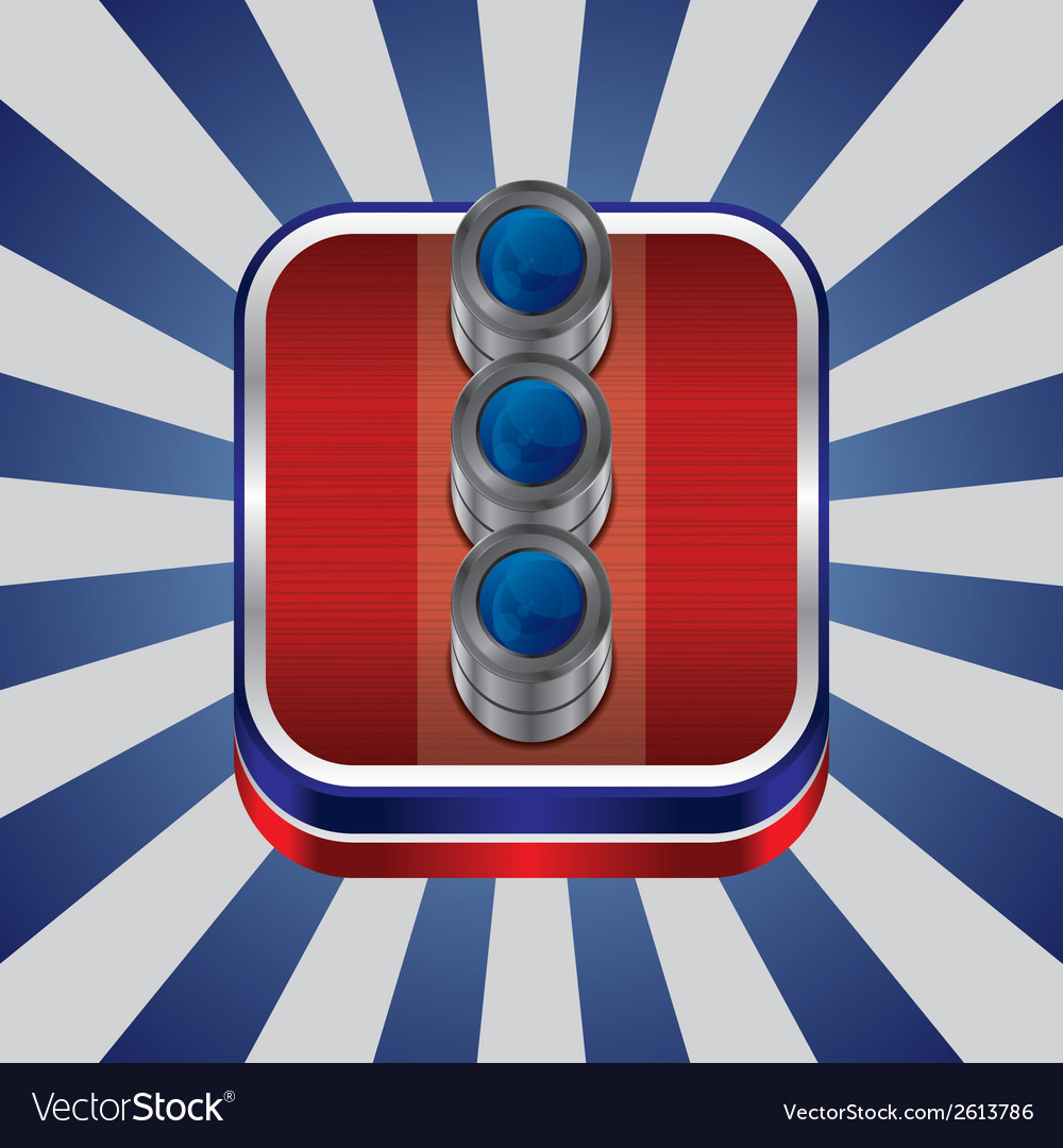 Button icon Royalty Free Vector Image - VectorStock