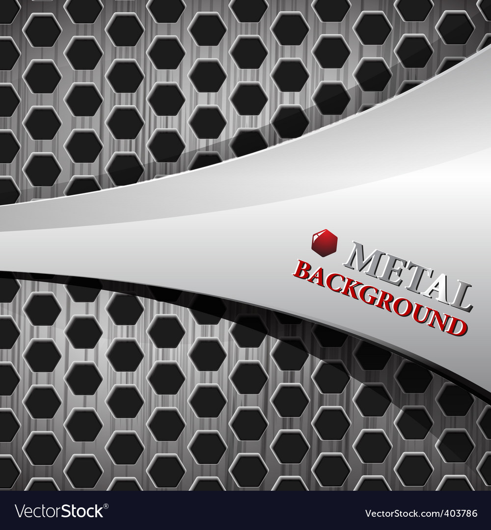 Metallic background Royalty Free Vector Image - VectorStock
