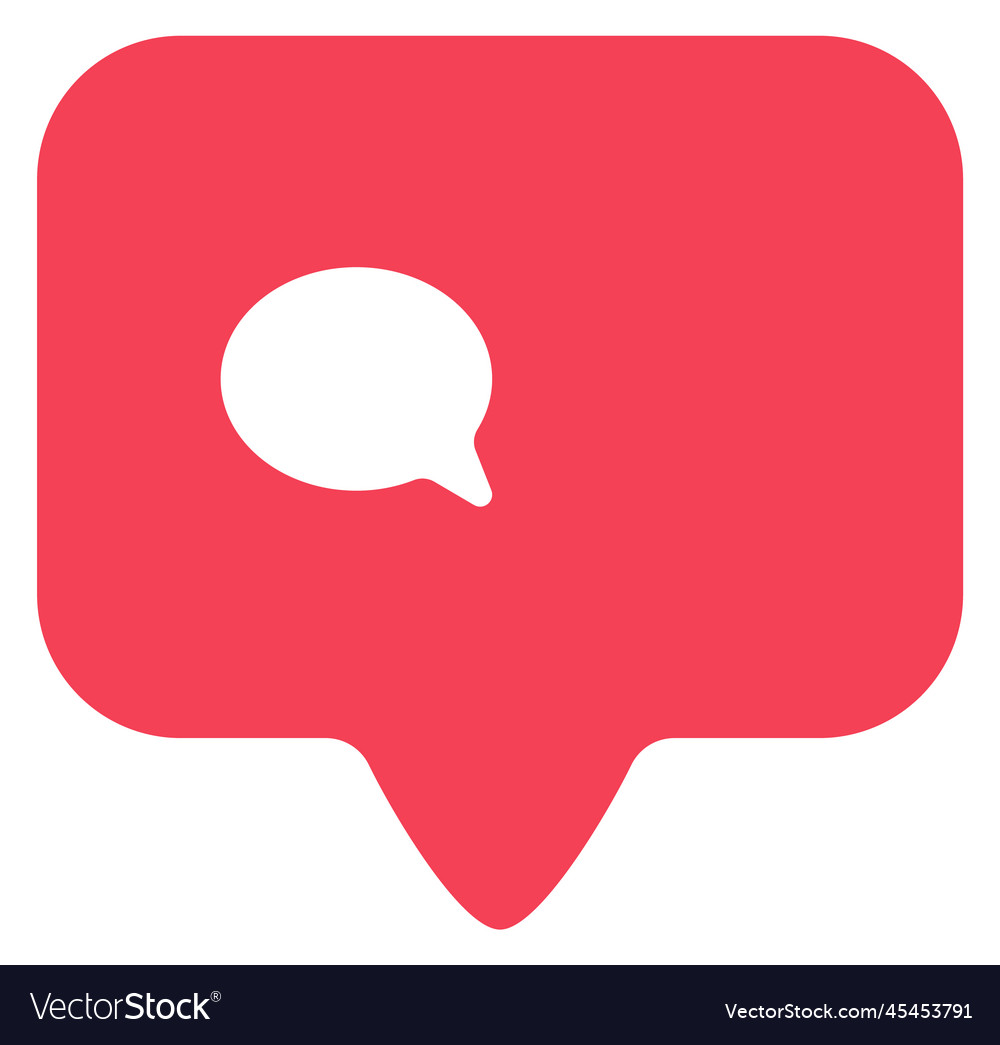 Comment counter template pink web interface Vector Image