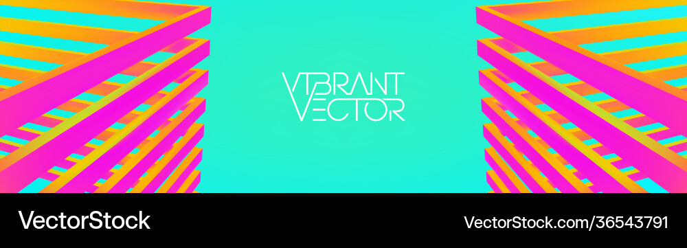 Geometric colorful background futuristic digital Vector Image