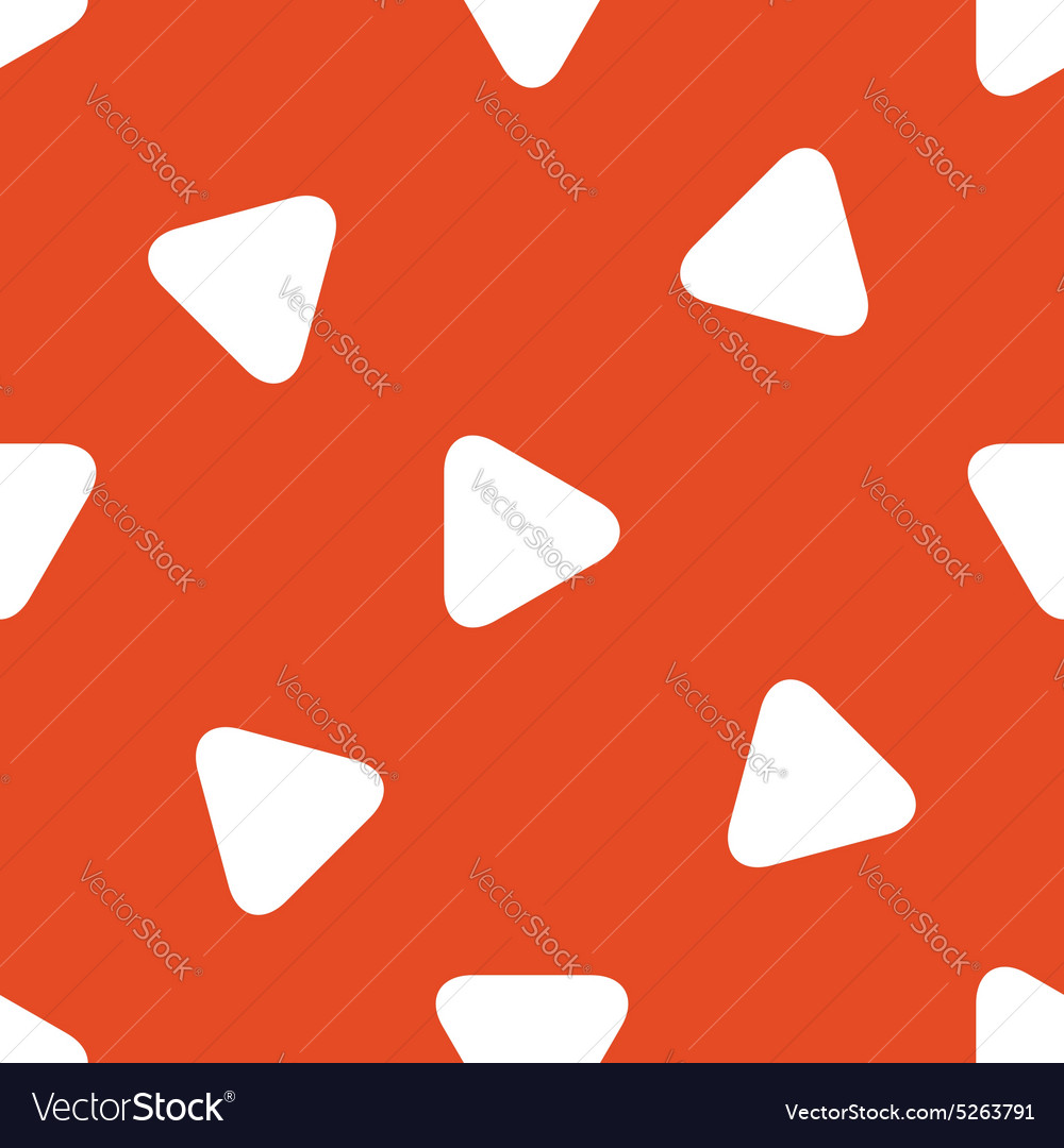 Orange play pattern Royalty Free Vector Image - VectorStock