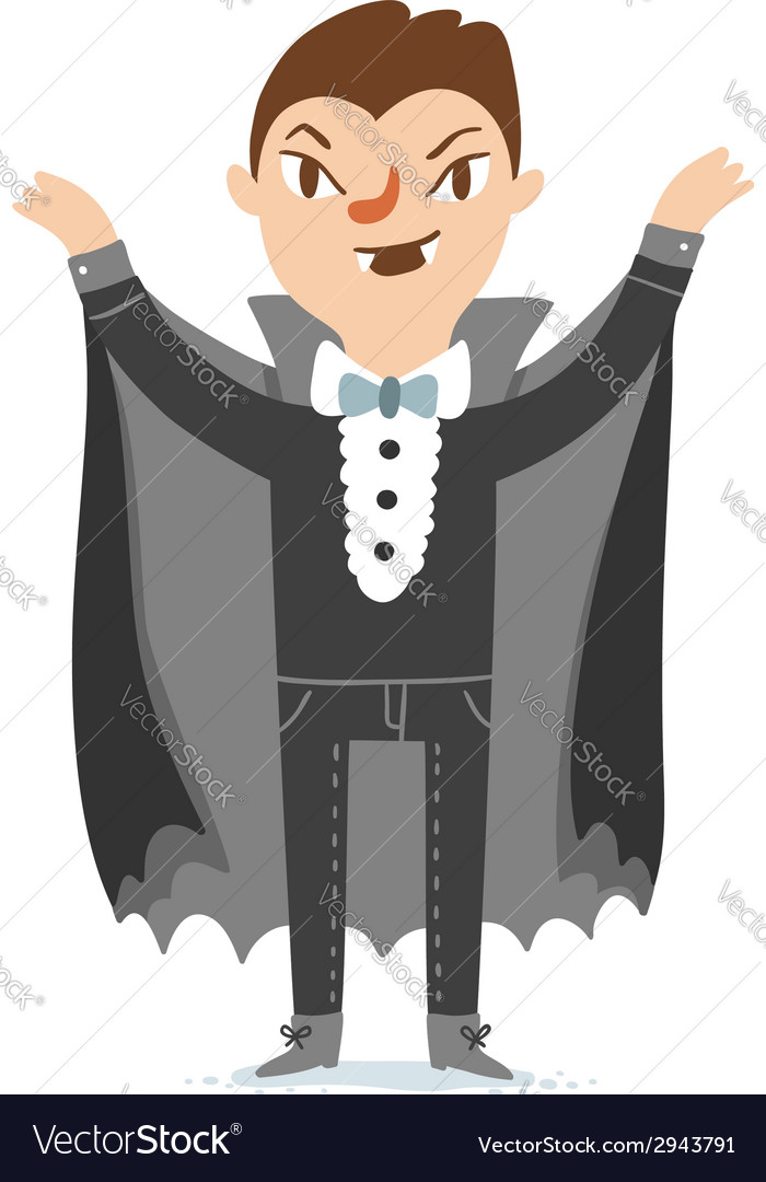 Vampire character Royalty Free Vector Image - VectorStock