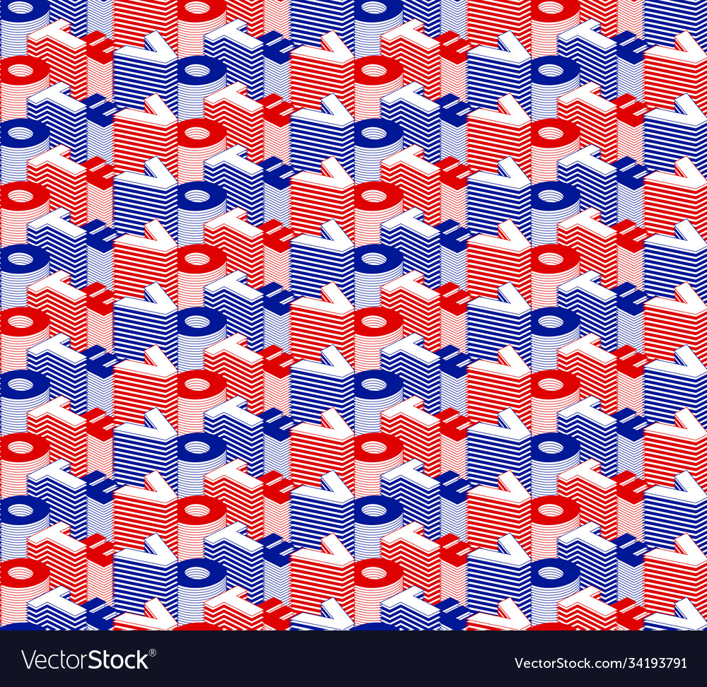 Vote seamless pattern text Royalty Free Vector Image