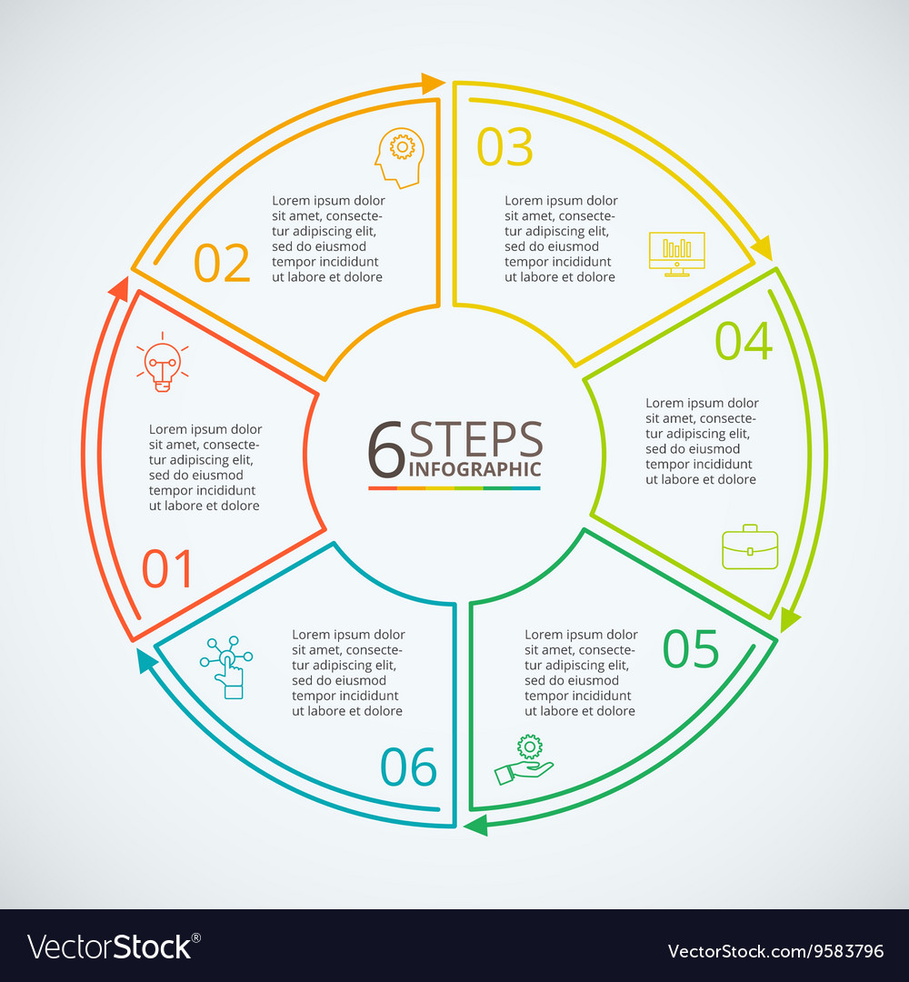 Thin line flat element for infographic Royalty Free Vector Thin line flat element for infographic Royalty Free Vector