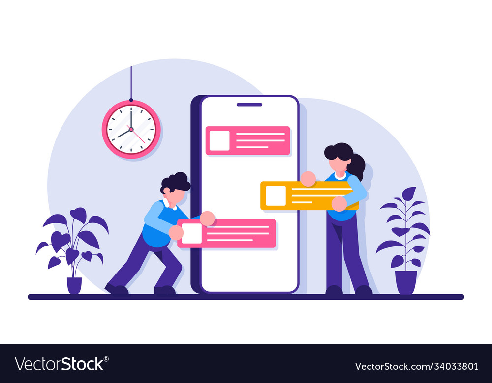 App development for website and mobile website Vector Image