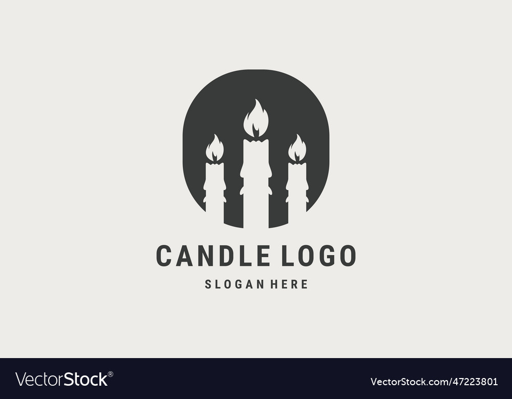 Candle Royalty Free Vector Image - VectorStock