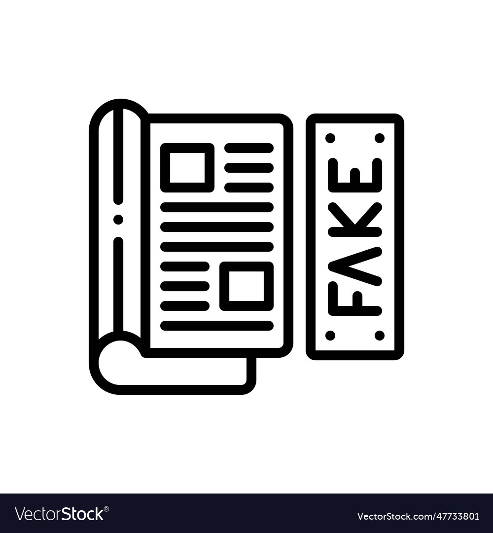 Fake Royalty Free Vector Image - VectorStock