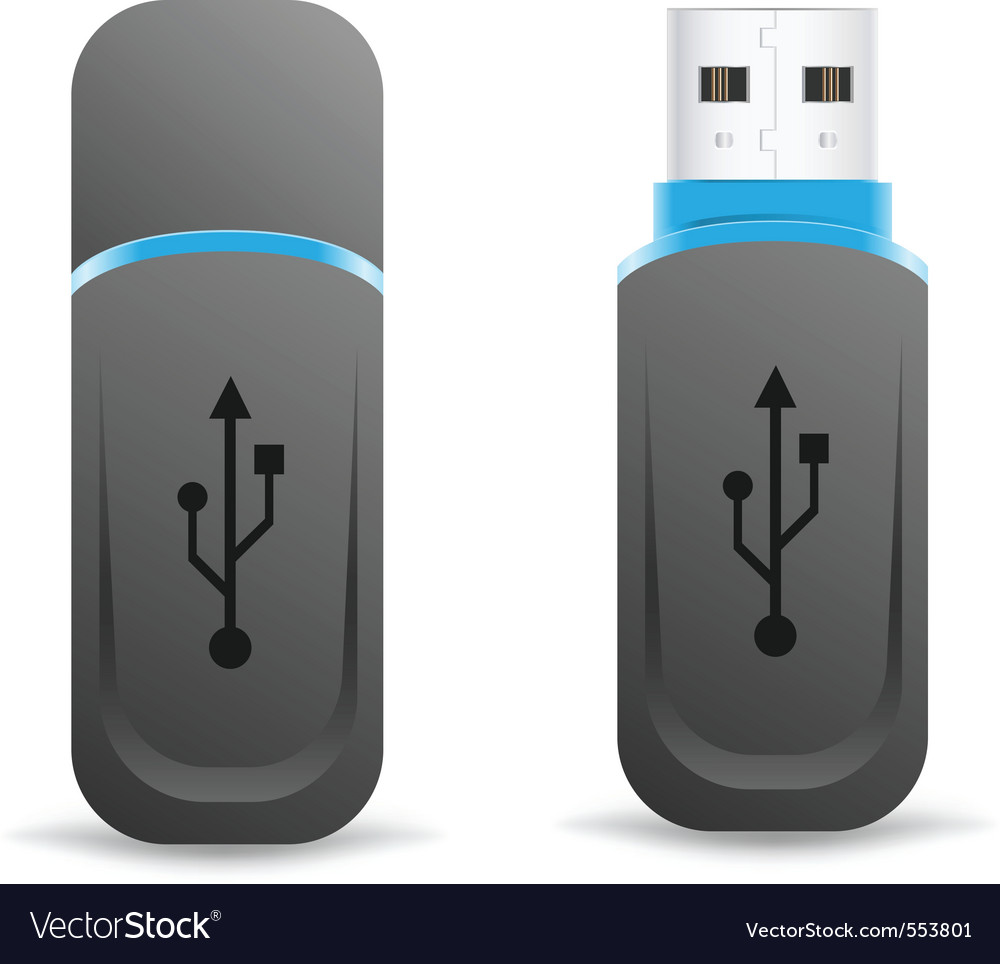 Flash drive Royalty Free Vector Image - VectorStock