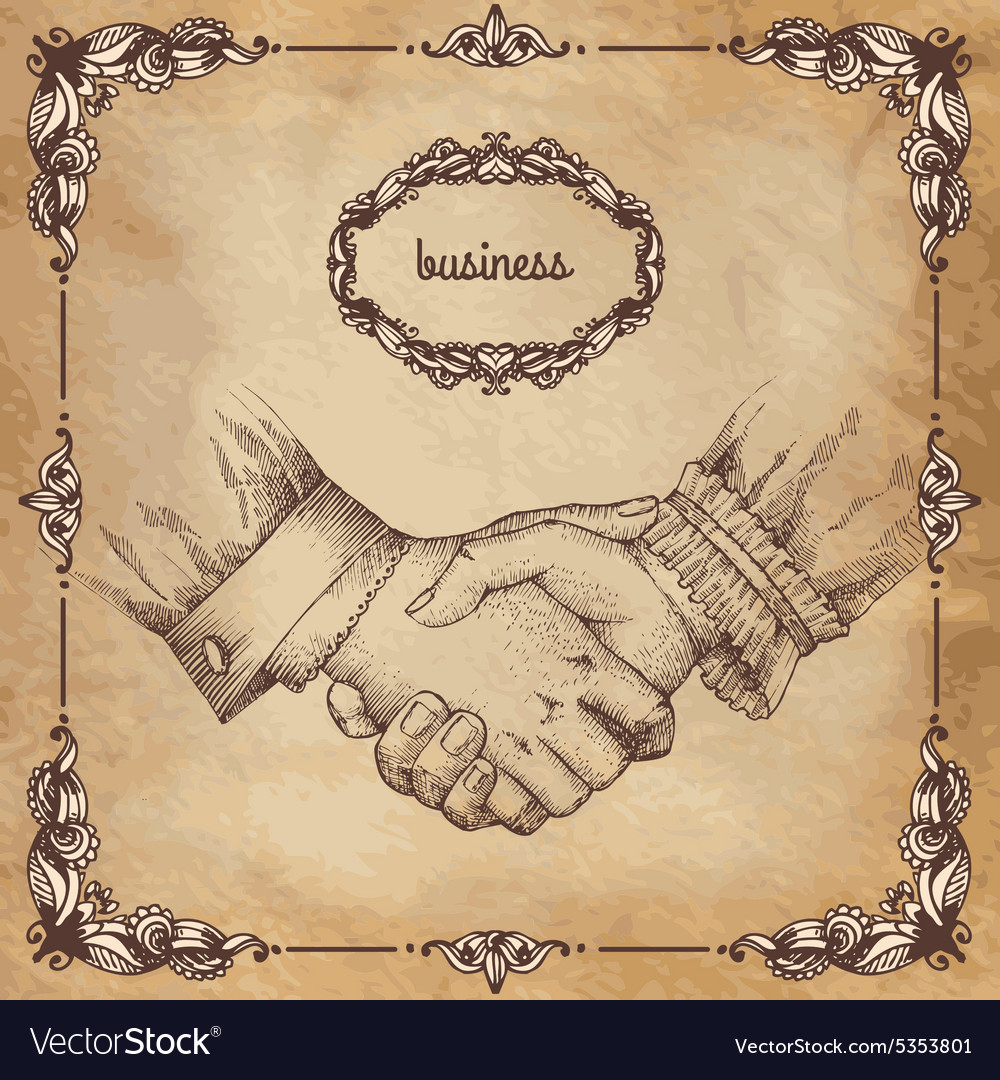 Handshake Royalty Free Vector Image - VectorStock