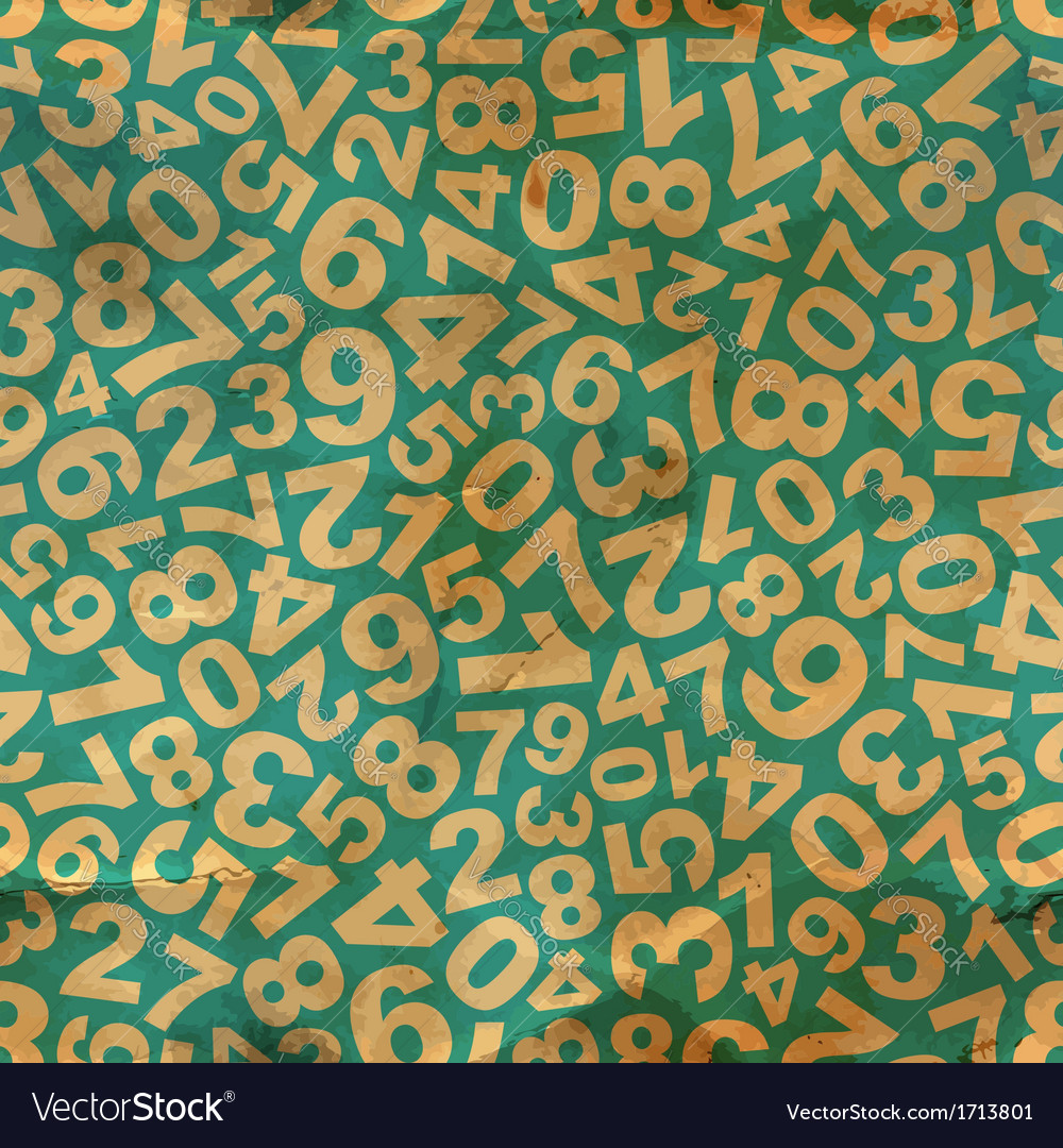 Numbers Royalty Free Vector Image - VectorStock