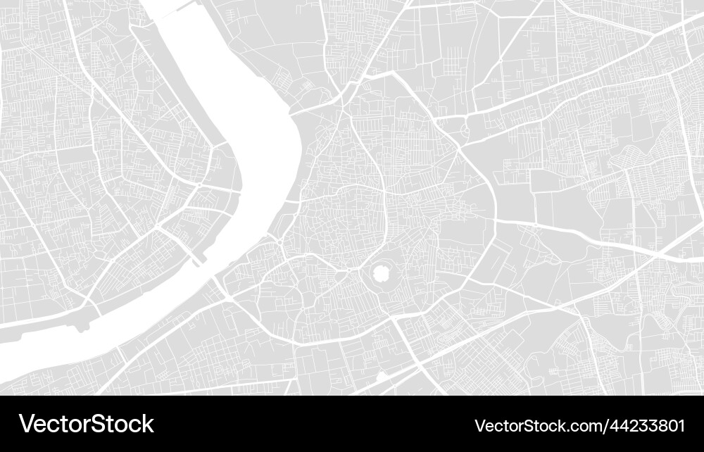 White and light grey surat city area background Vector Image