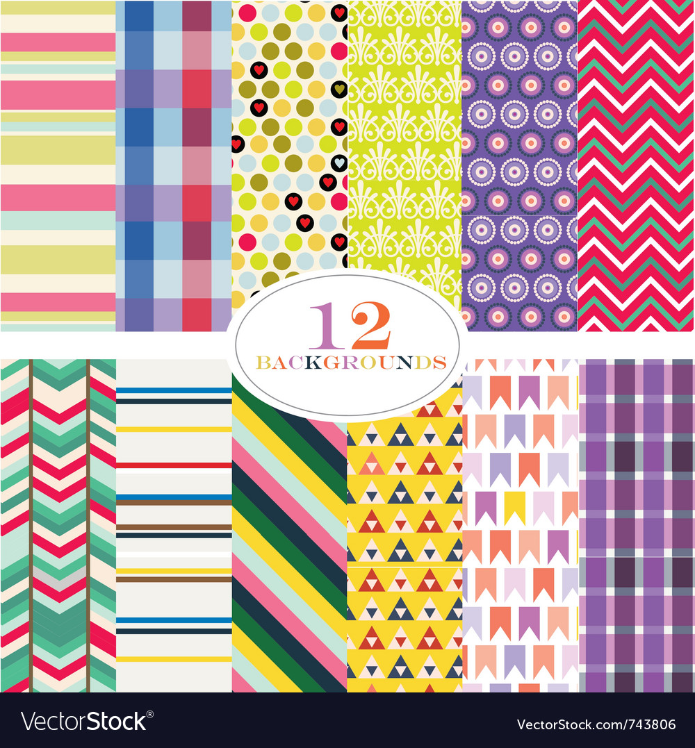 Classic patterns Royalty Free Vector Image - VectorStock