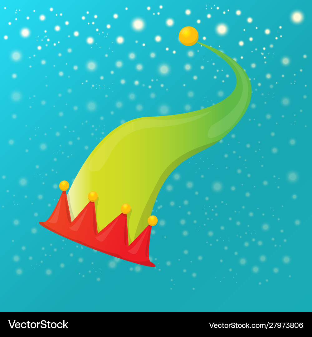 Funky red and green stripped cartoon Royalty Free Vector