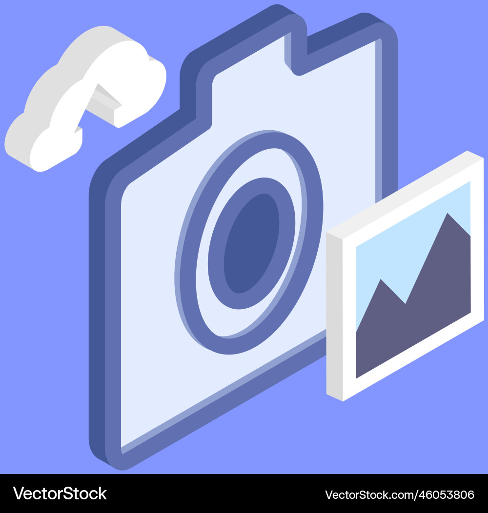 Photo image files and picture storage image Vector Image